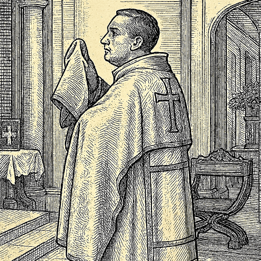 subdeacon drawing – Ordered Worship: Thoughts on the Sacred